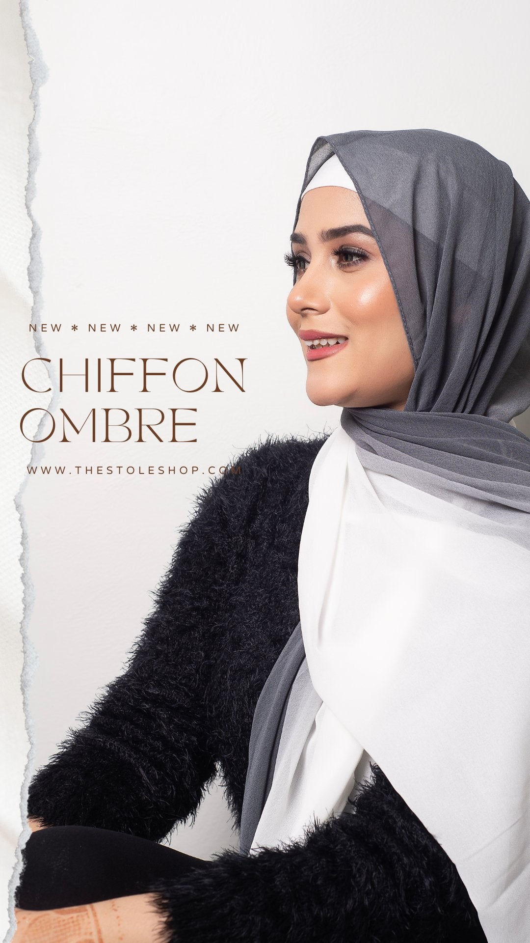 Ombre Chiffon – The Stole Shop