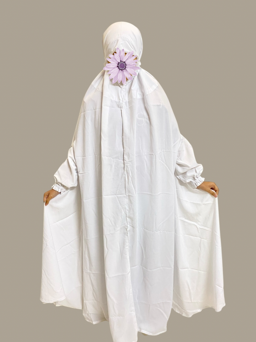 Premium Full Length Umrah & Namaz Chadar With Sleeves (Imported Fabric ...